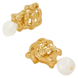 Completedworks Net Sustain Recycled Vermeil Pearl Earrings
