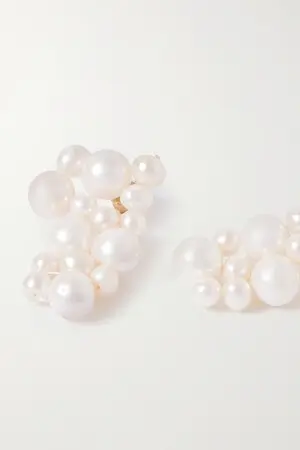 Completedworks Net Sustain Recycled Vermeil Pearl Earrings - White