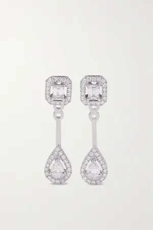 Messika My Twin Toi & Moi 18kt Diamond Earrings - Gold