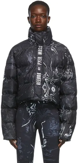 REEBOK BY PYER MOSS Reebok By Pyer Moss Black Pyer Moss Edition Padded Jacket - Black