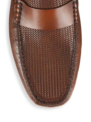 To Boot New York Magnus Leather Driving Moccasins