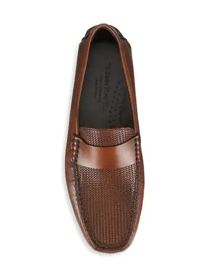 To Boot New York Magnus Leather Driving Moccasins