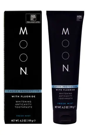 MOON Fresh Mint Cavity Protection With Fluoride Teeth Whitening Toothpaste - No Color