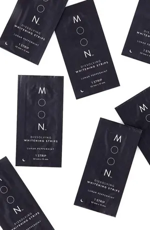 MOON Lunar Peppermint Dissolving Teeth Whitening Strips