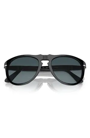 Persol 54mm Polarized Sunglasses - Black