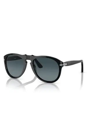 Persol 54mm Polarized Sunglasses - Black