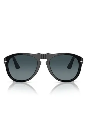 Persol 54mm Polarized Sunglasses - Black