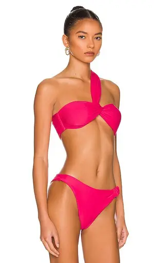 Tularosa Macey One-shoulder Top - Berry Pink