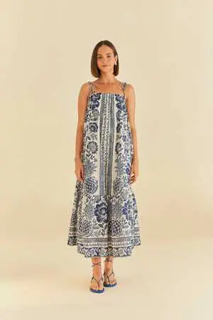 FARM RIO ACTIVE Pineapple Garden Maxi Dress