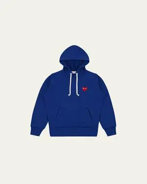 Comme Des Garçons Heart Pullover Hoodie