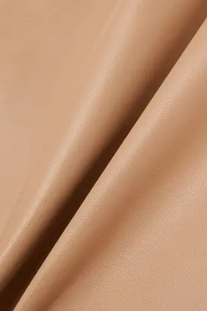 JOSEPH Tarah Pleated Leather Wide-leg Shorts