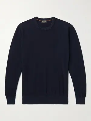 Men's Loro Piana Blue Sweaters