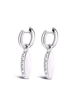 PRAGNELL 18kt White Gold Rockchic Earrings - Silver