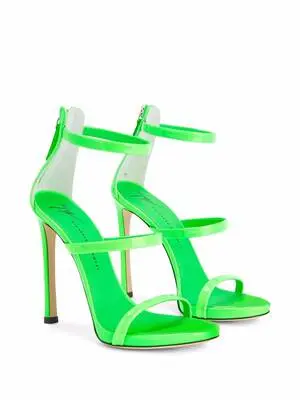 GIUSEPPE ZANOTTI 120mm Harmony Sandals - Green