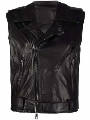 GIORGIO BRATO Leather Biker Jacket
