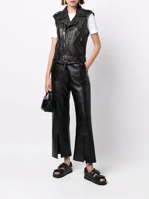 GIORGIO BRATO Leather Biker Jacket