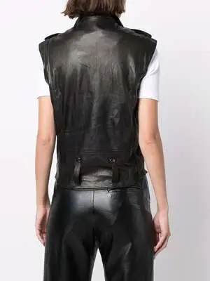 GIORGIO BRATO Leather Biker Jacket