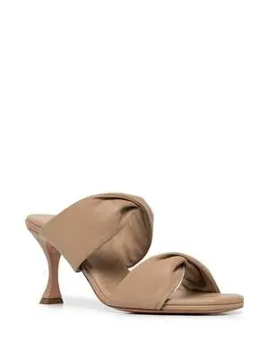 AQUAZZURA Twist Double-strap Sandals - Neutrals