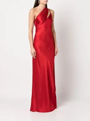 Michelle Mason Draped Silk Gown