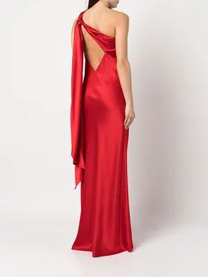 Michelle Mason Draped Silk Gown