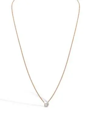 PRAGNELL 18kt Rose Gold Diamond Necklace - Pink
