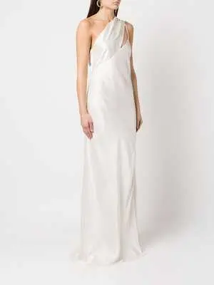 Michelle Mason Drape-panel Gown