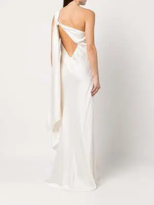 Michelle Mason Drape-panel Gown