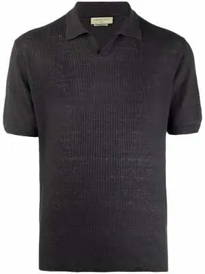Corneliani Ribbed Polo Shirt