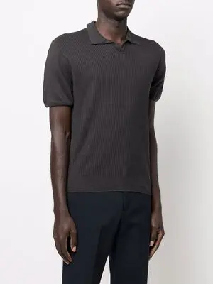Corneliani Ribbed Polo Shirt