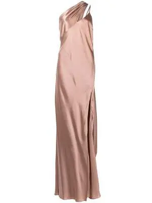 Michelle Mason Draped-panel Silk Gown