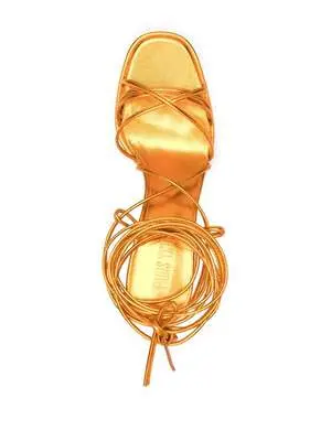 Paris Texas Malena Platform Sandals - Orange