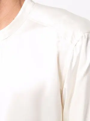 Dolce & Gabbana Long-sleeve Silk Longline Shirt