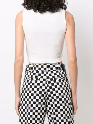 R13 Destroyed Tank Top - White