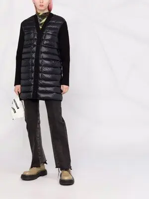 Moncler V-neck Padded Coat
