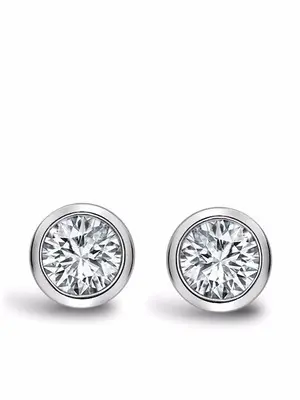 PRAGNELL 18kt White Gold Sundance Diamond Stud Earrings - Silver