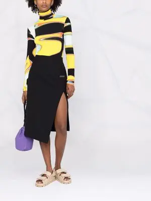 Off-White High-waist Midi Skirt
