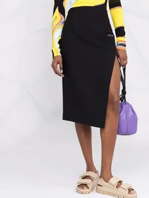 Off-White High-waist Midi Skirt