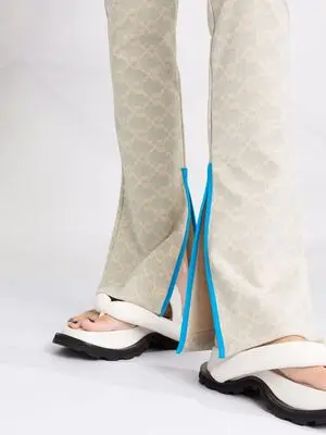 Off-White Monogram Ankle-slit Trousers