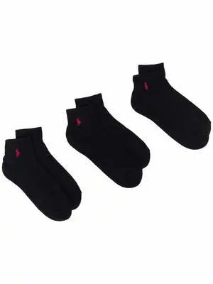 Polo Ralph Lauren Socks Three-pack - Black
