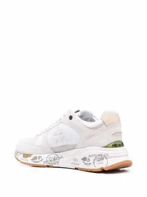 Premiata Low-top Panelled Sneakers - White