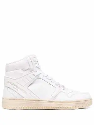 Philippe Model High-top Leather Sneakers - White