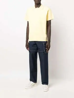 Jacquemus Jacquard-knit Polo Shirt