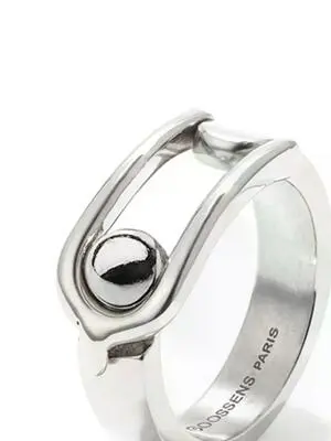 GOOSSENS Boucle Clasp Ring - Silver