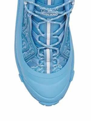 Burberry Arthur Monogram Print Lace-up Sneakers - Blue