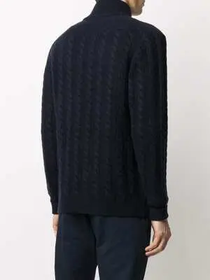 N.peal Long Sleeve Cable Knit Sweater