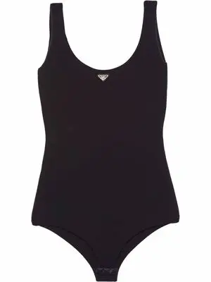 Prada Logo-plaque Bodysuit