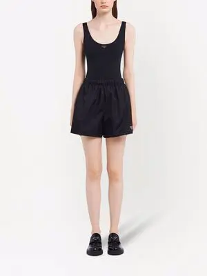 Prada Logo-plaque Bodysuit