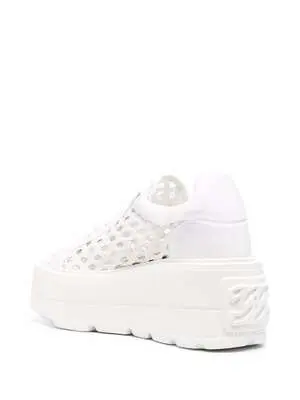 Casadei Woven Platform Sneakers