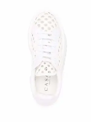 Casadei Woven Platform Sneakers