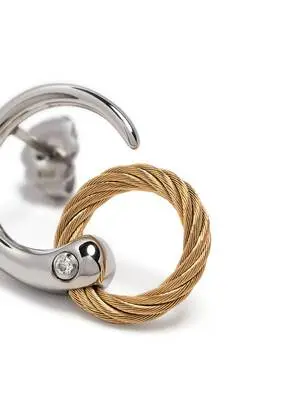 CHARRIOL Infinity Zen Hoop Earrings - Silver